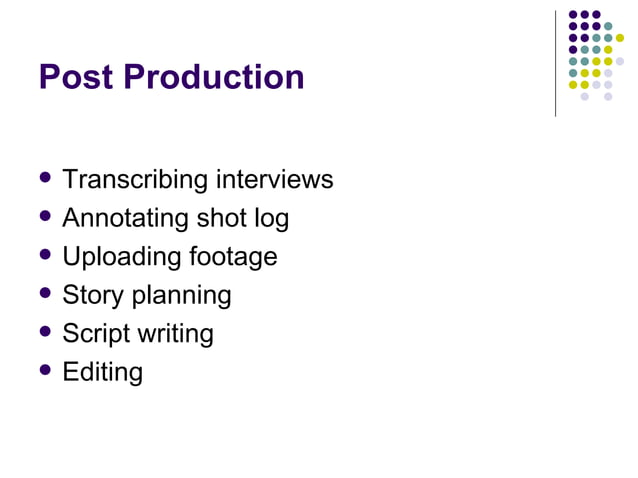 Documentary Making 101 | PPT