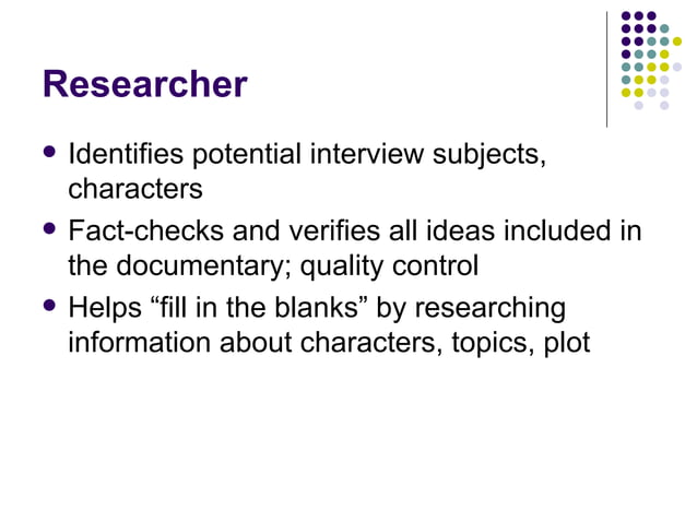 Documentary Making 101 | PPT