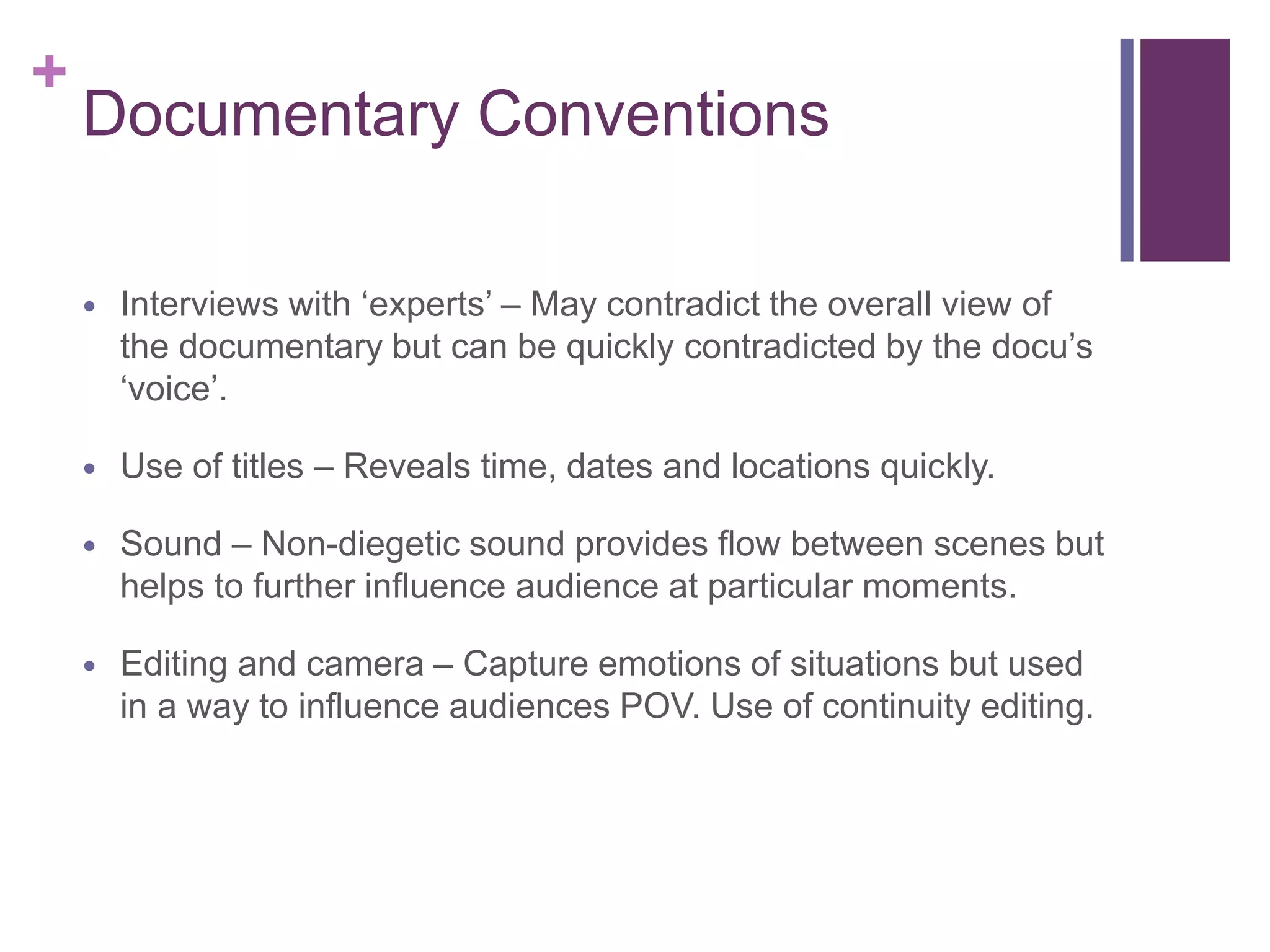 A2 Media - Documentary Research Task | PPTX