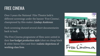 Documentary 2: the history of British documentary | PPTX