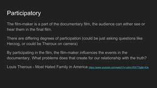 Documentary 3: Documentary Forms | PPT