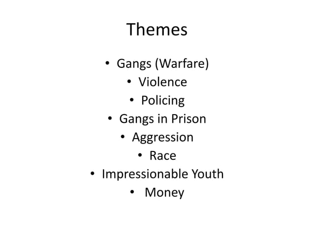 Documentary analysis ross kemp on gangs - los angeles | PPT