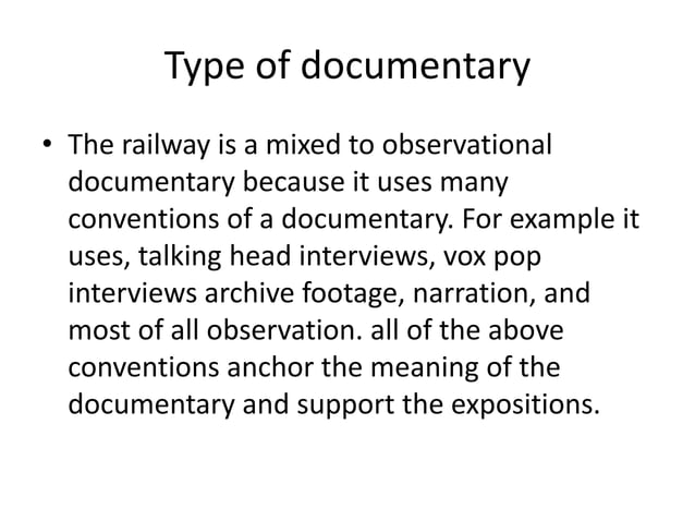 Documentary analysis 2 tr | PPT
