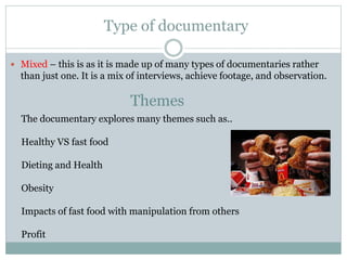 Documentary analysis | PPTX | Documentary | Genres