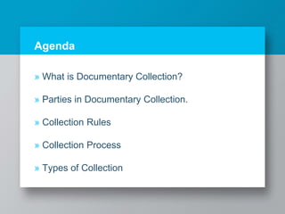 Documentary collection | PPTX