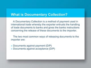 Documentary collection | PPTX