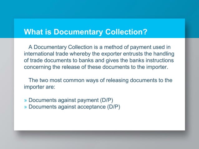 Documentary collection | PPTX