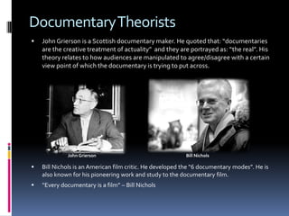 Documentary Conventions | PPTX