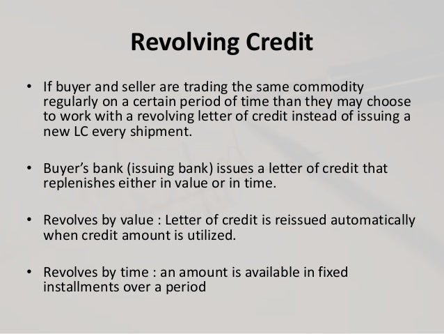 Revolving Documentary Letter Of Credit Prestamos Inmediatos revolving-documentary-letter-of-credit-prestamos-inmediatos