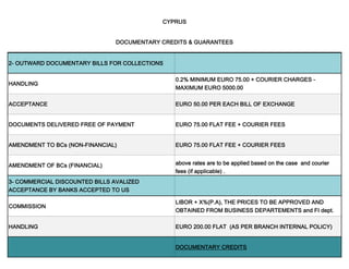 Documentary credits & guarantees | PPT