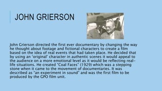 Documentary directors | PPTX