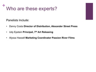 Documentary distribution | PPTX