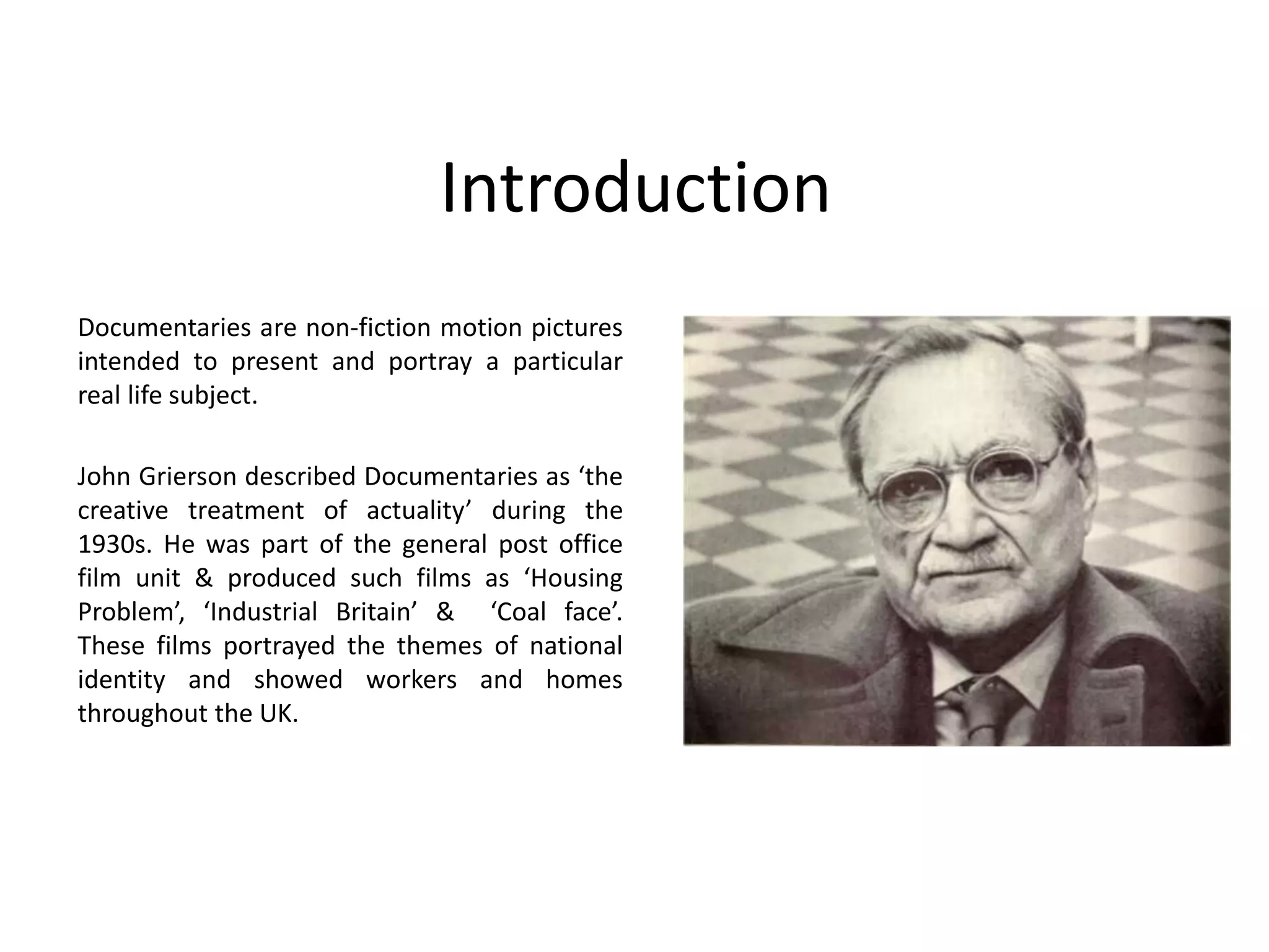 A2 Media - Documentary Genre Analysis | PPT