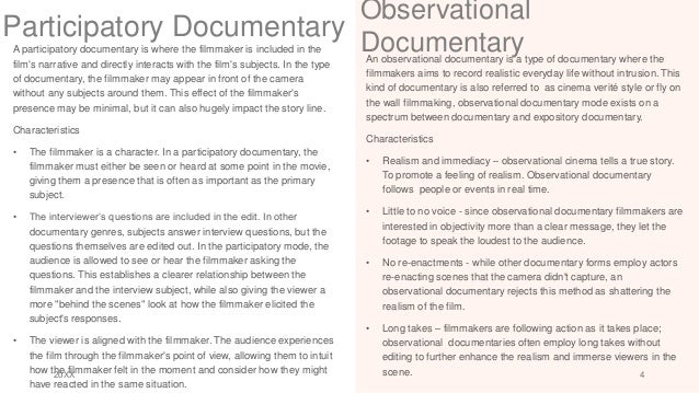 Documentary genres & modes research (1) | PPTX
