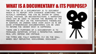 Documentary grierson | PPTX