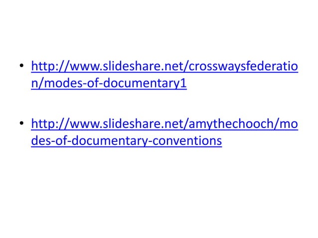 Documentary mode theory (bill nichols) | PPTX | Video Production | Content Production
