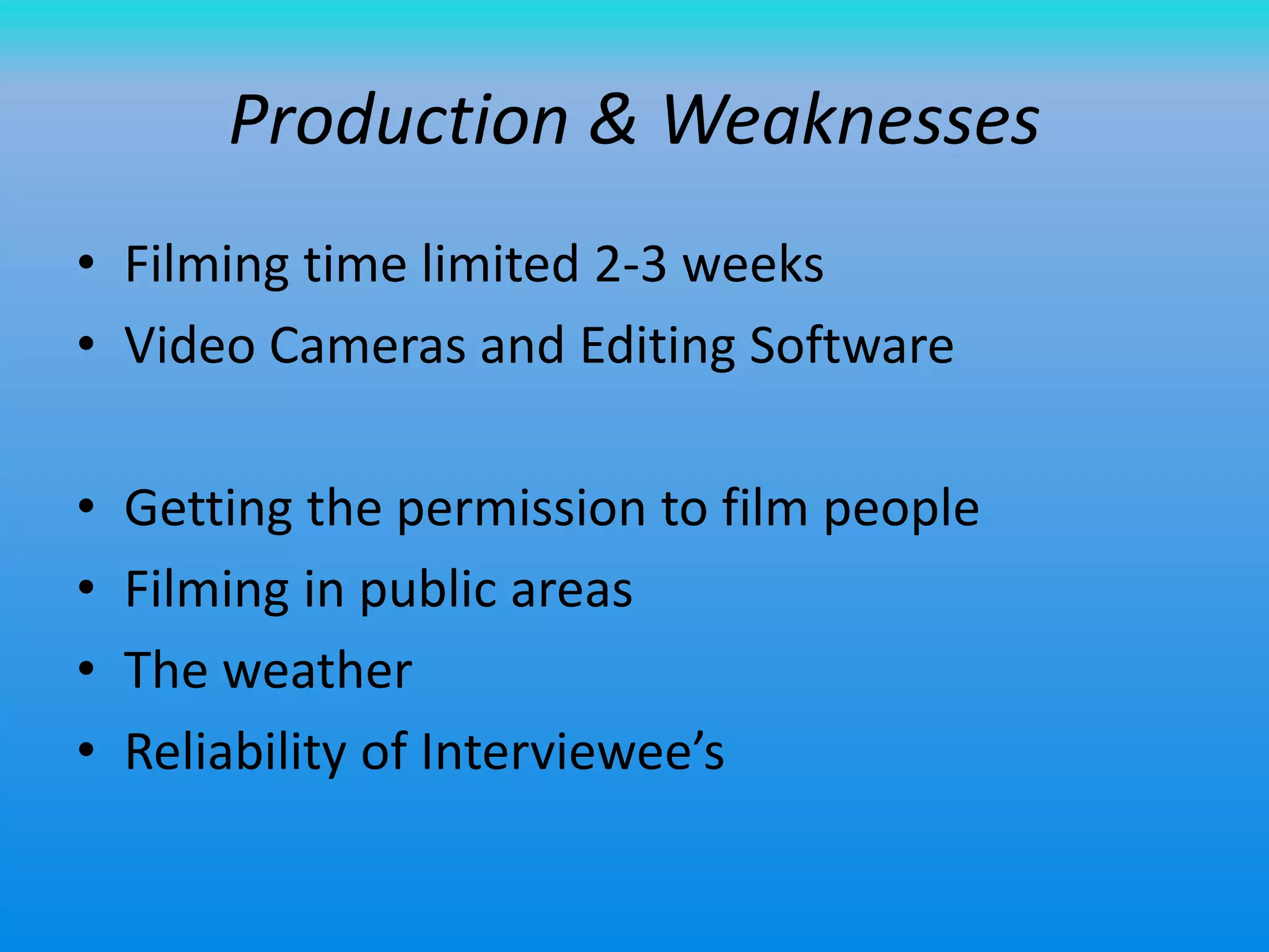 Documentary pitch | PPTX