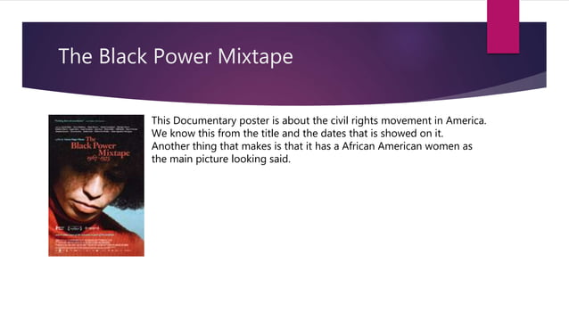 Documentary posters | PPTX