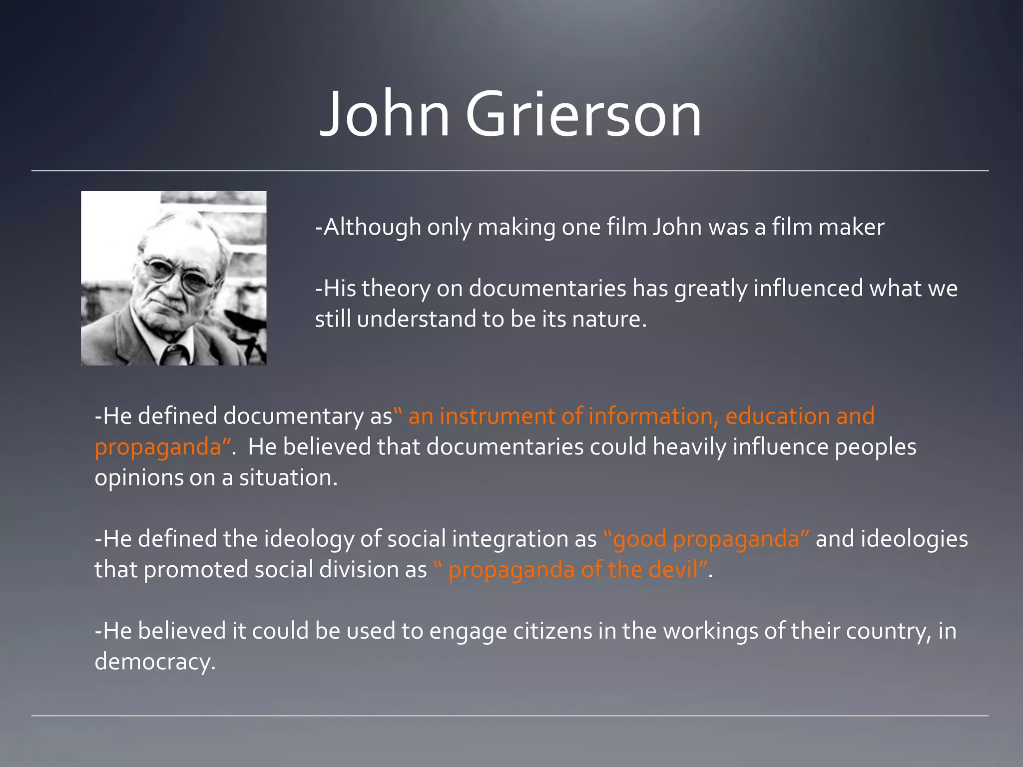 Documentary powerpoint | PPTX