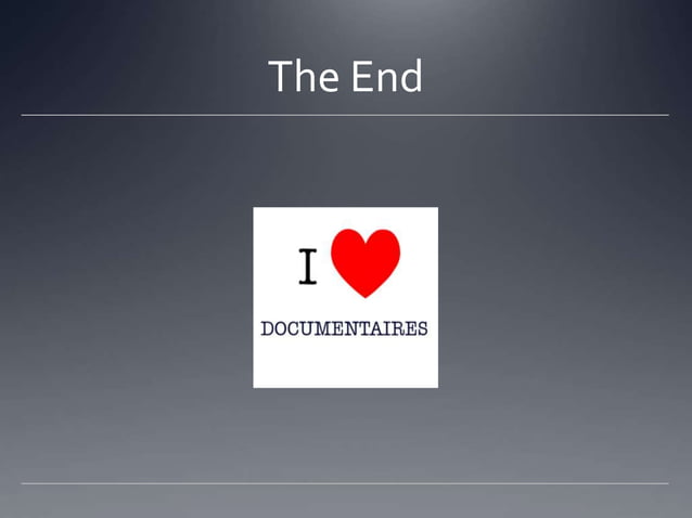 Documentary powerpoint | PPTX