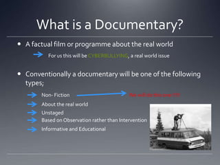 Documentary powerpoint | PPTX