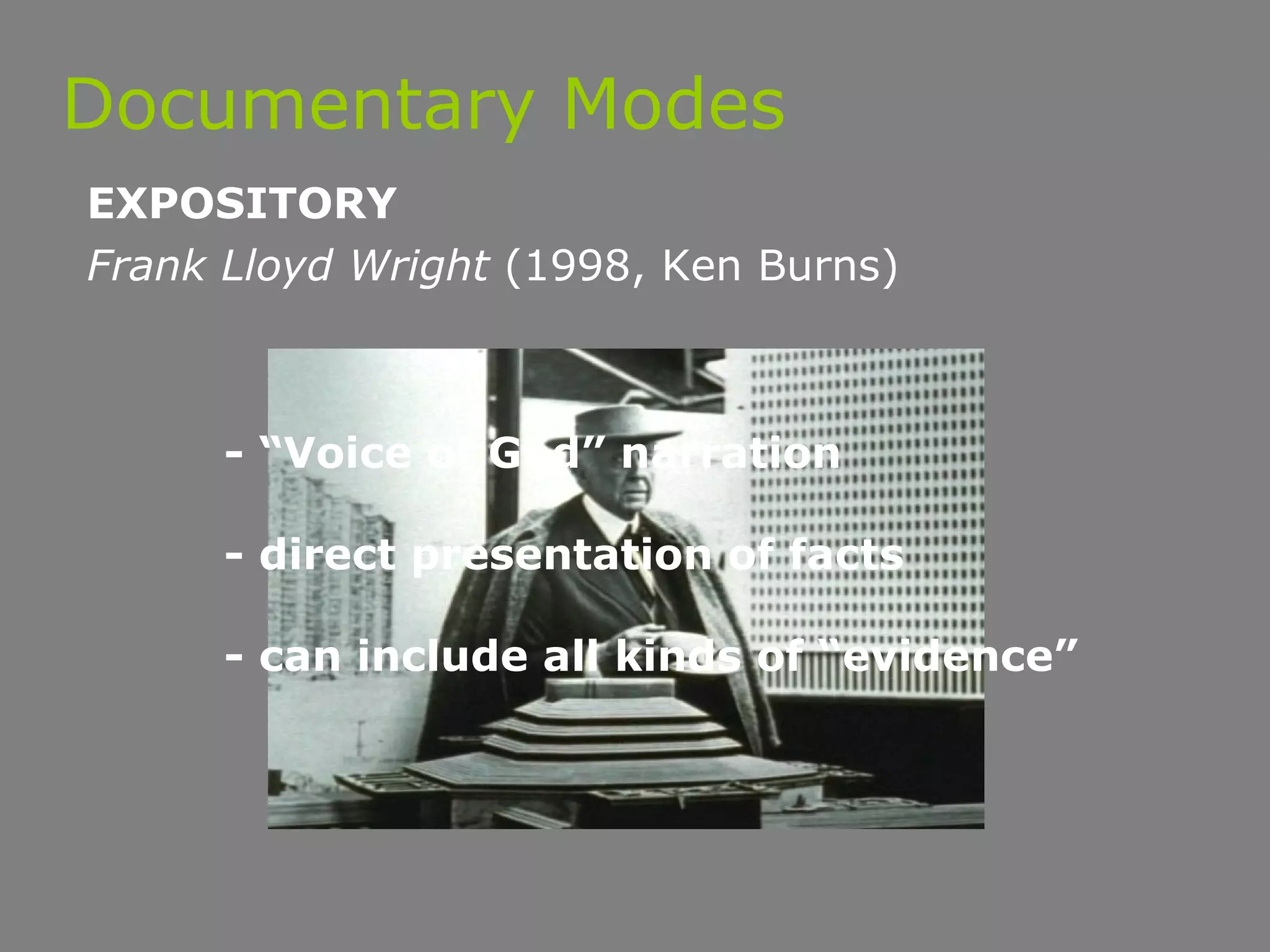 Basic Documentary Genres Outline | PPT