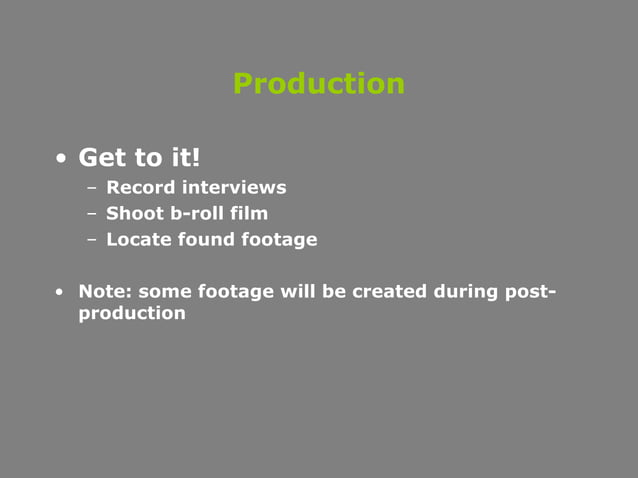 Basic Documentary Genres Outline | PPT