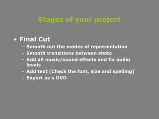 Basic Documentary Genres Outline | PPT