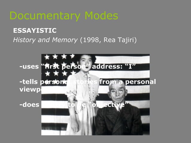 Basic Documentary Genres Outline