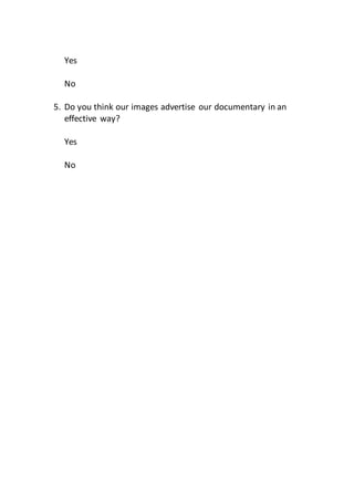 Documentary questionnaire | PDF