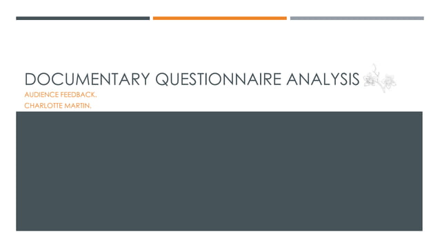 Documentary questionnaire analysis | PPTX