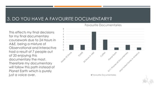 Documentary questionnaire analysis | PPTX