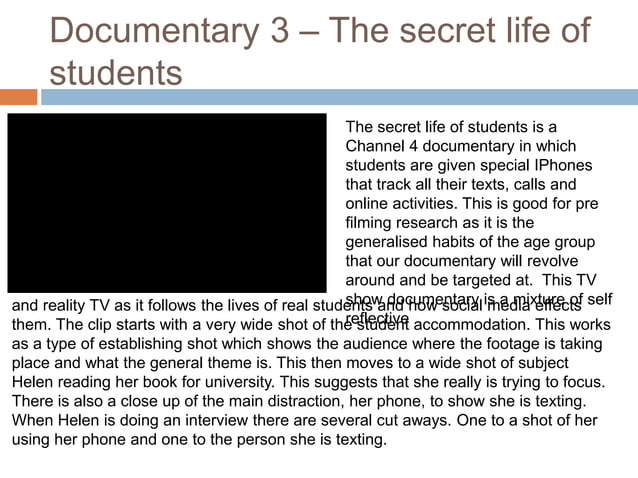Documentary research | PPT