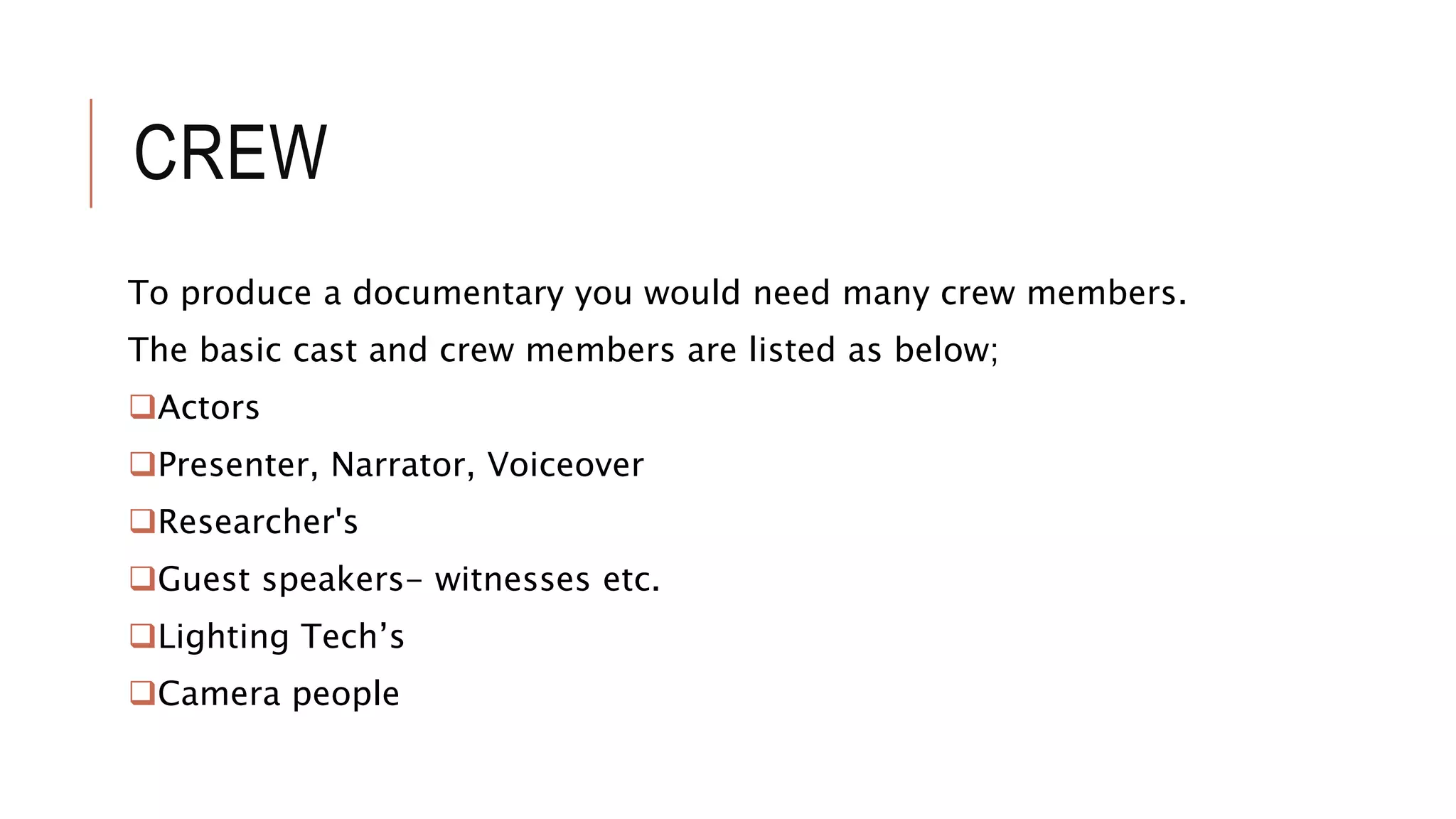 Documentary research | PPTX