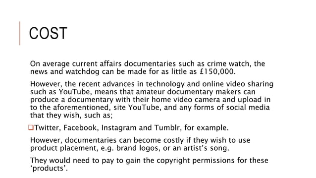 Documentary research | PPT