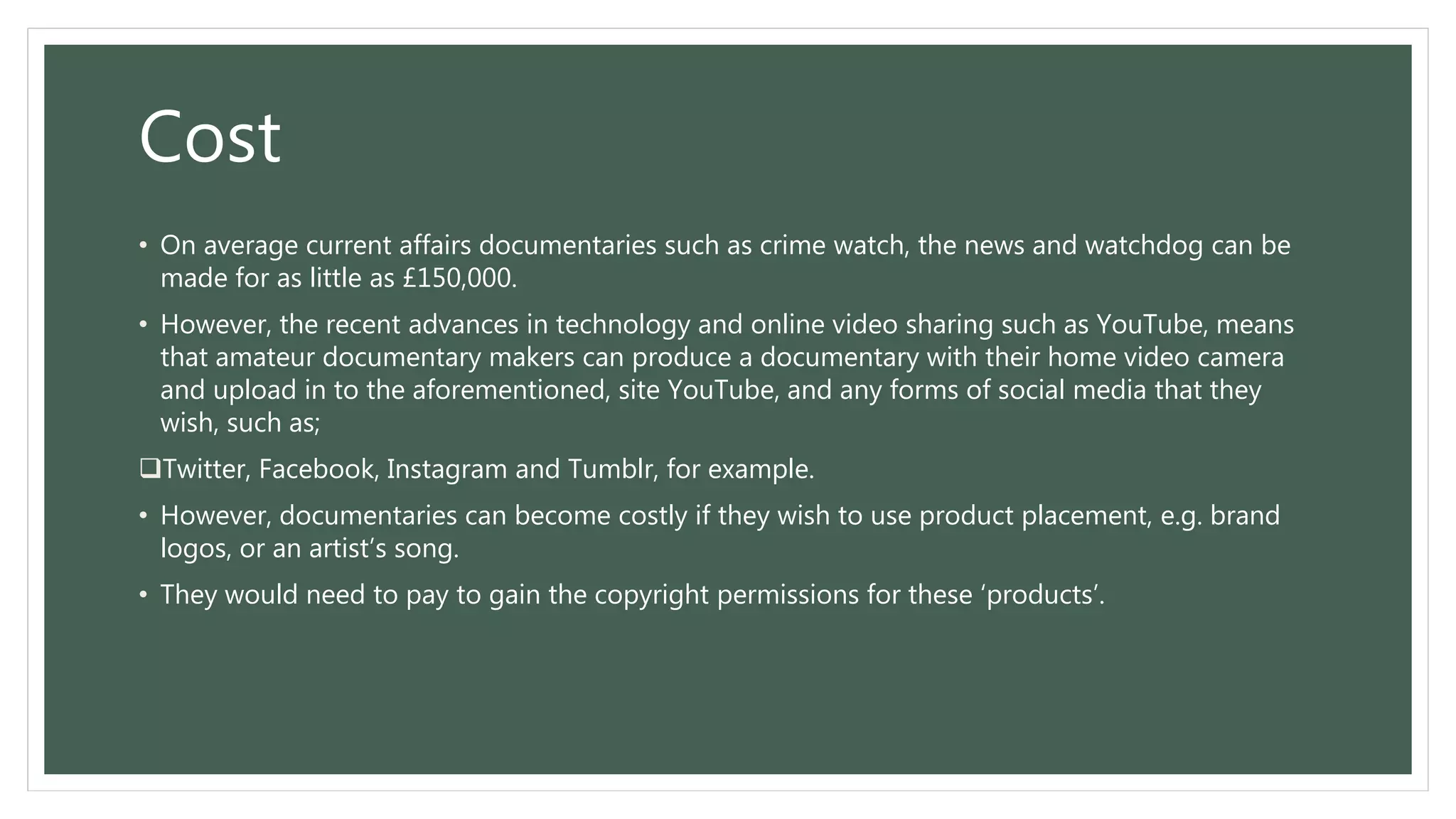 Documentary research | PPT