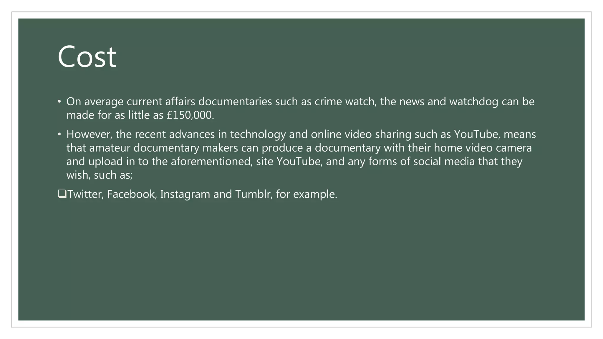 Documentary research | PPTX