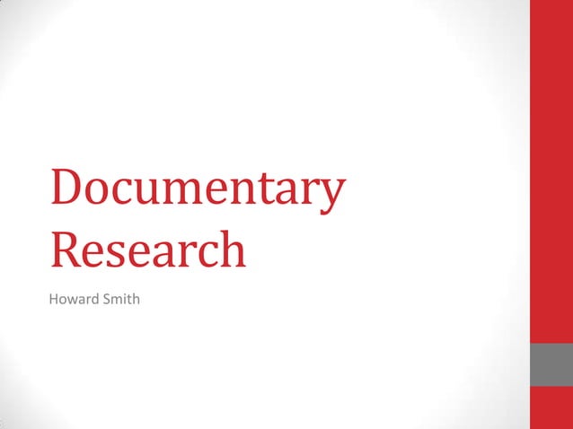 Documentary Research 6 | PPTX | Nature | Genres