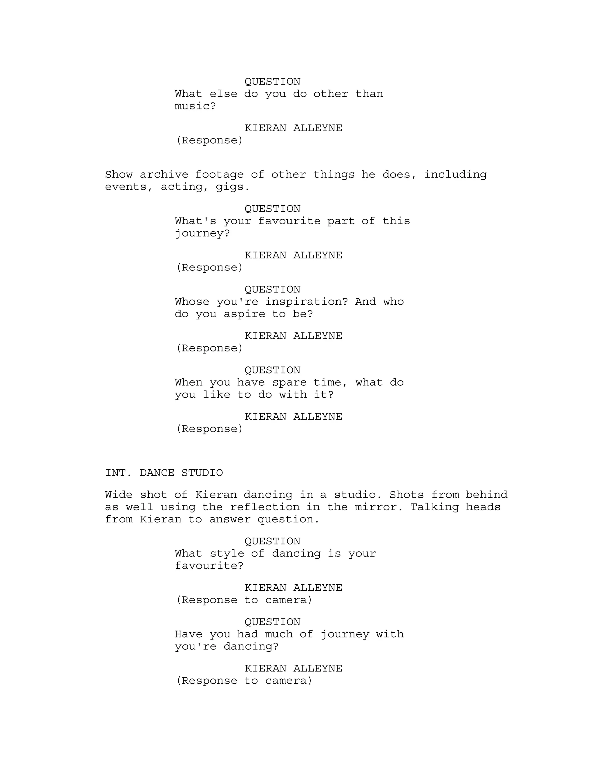 Documentary script | PDF