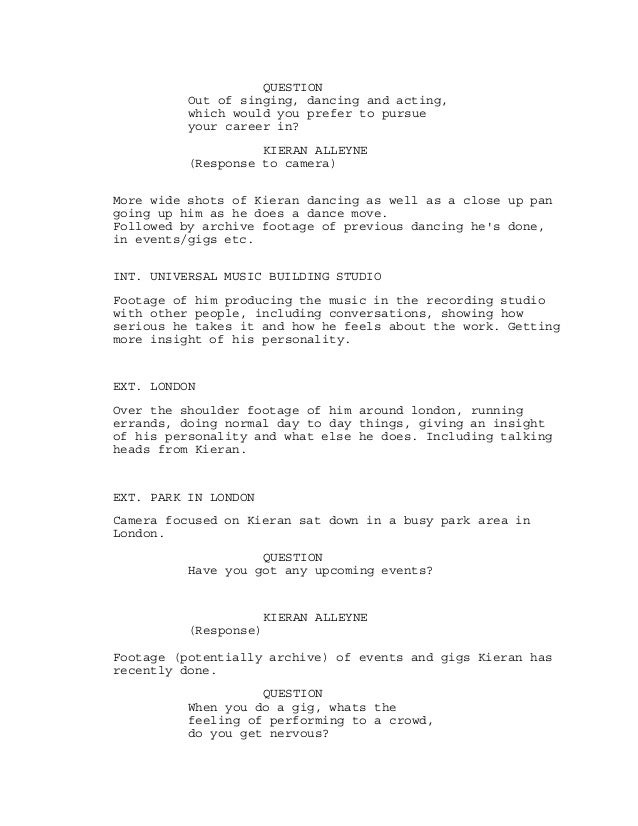 Documentary Script documentary-script