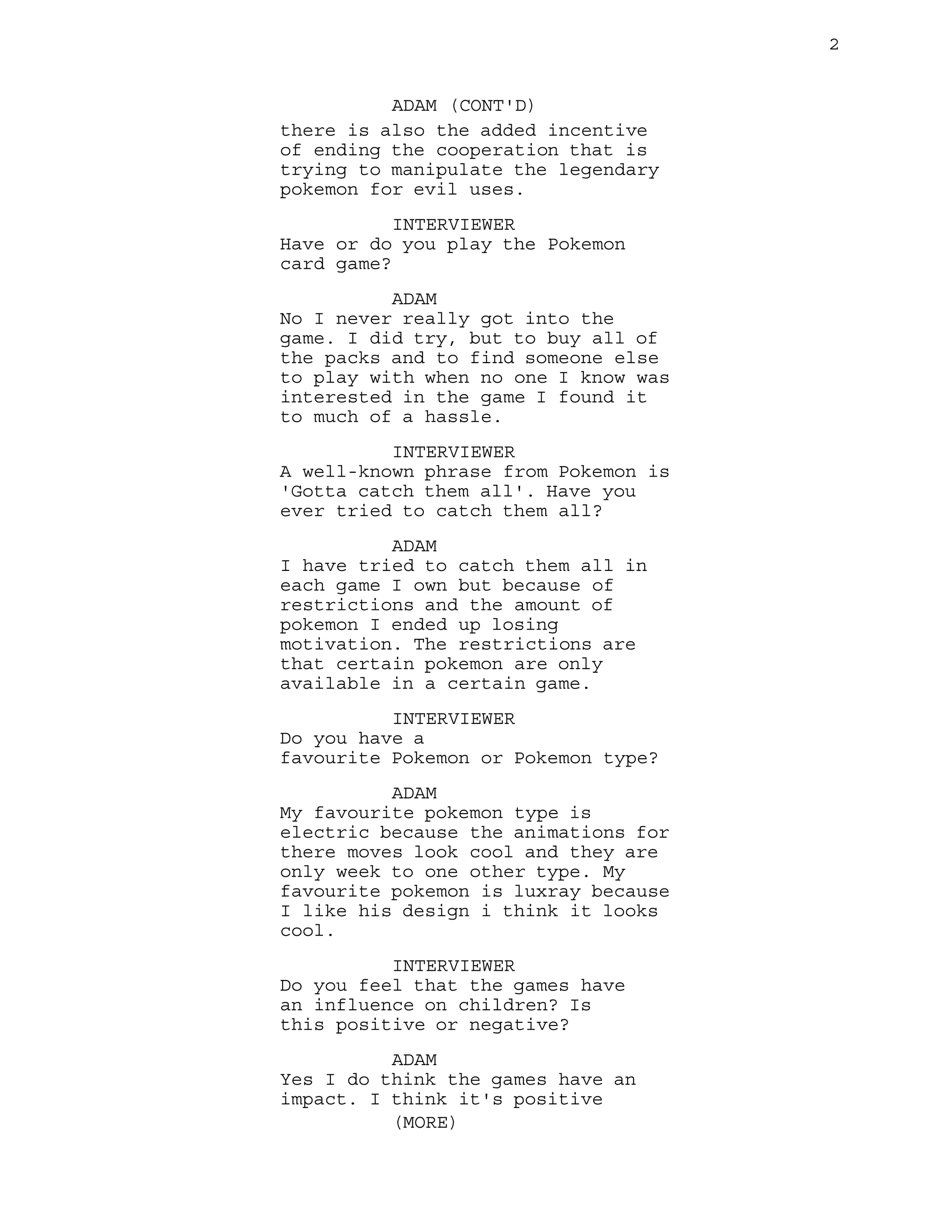 Documentary script 1st Draft | PDF