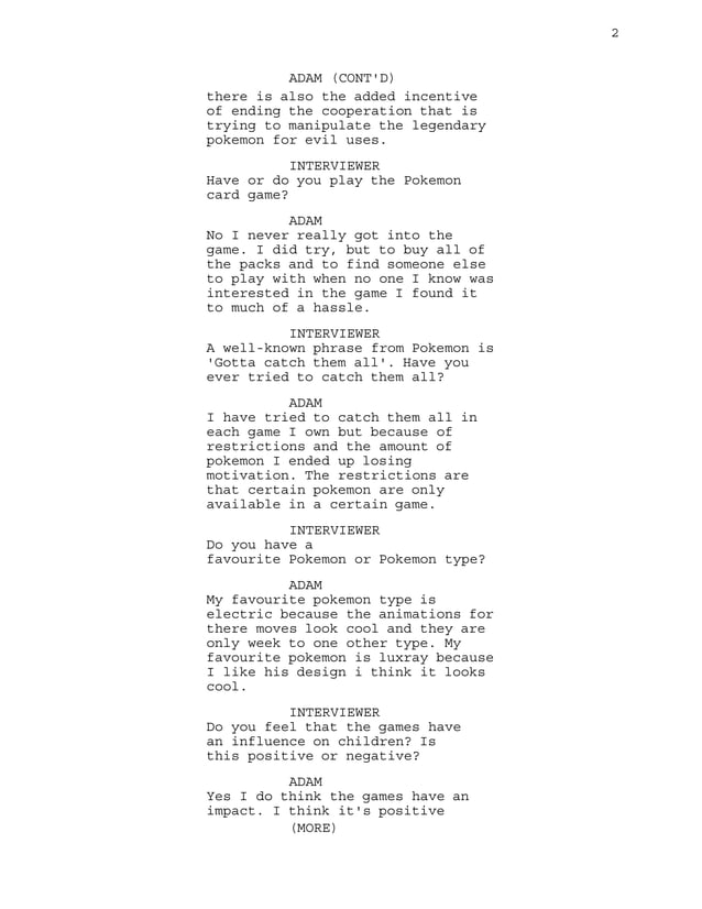 Documentary script 1st Draft | PDF