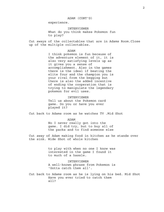 Documentary script Client Draft | PDF
