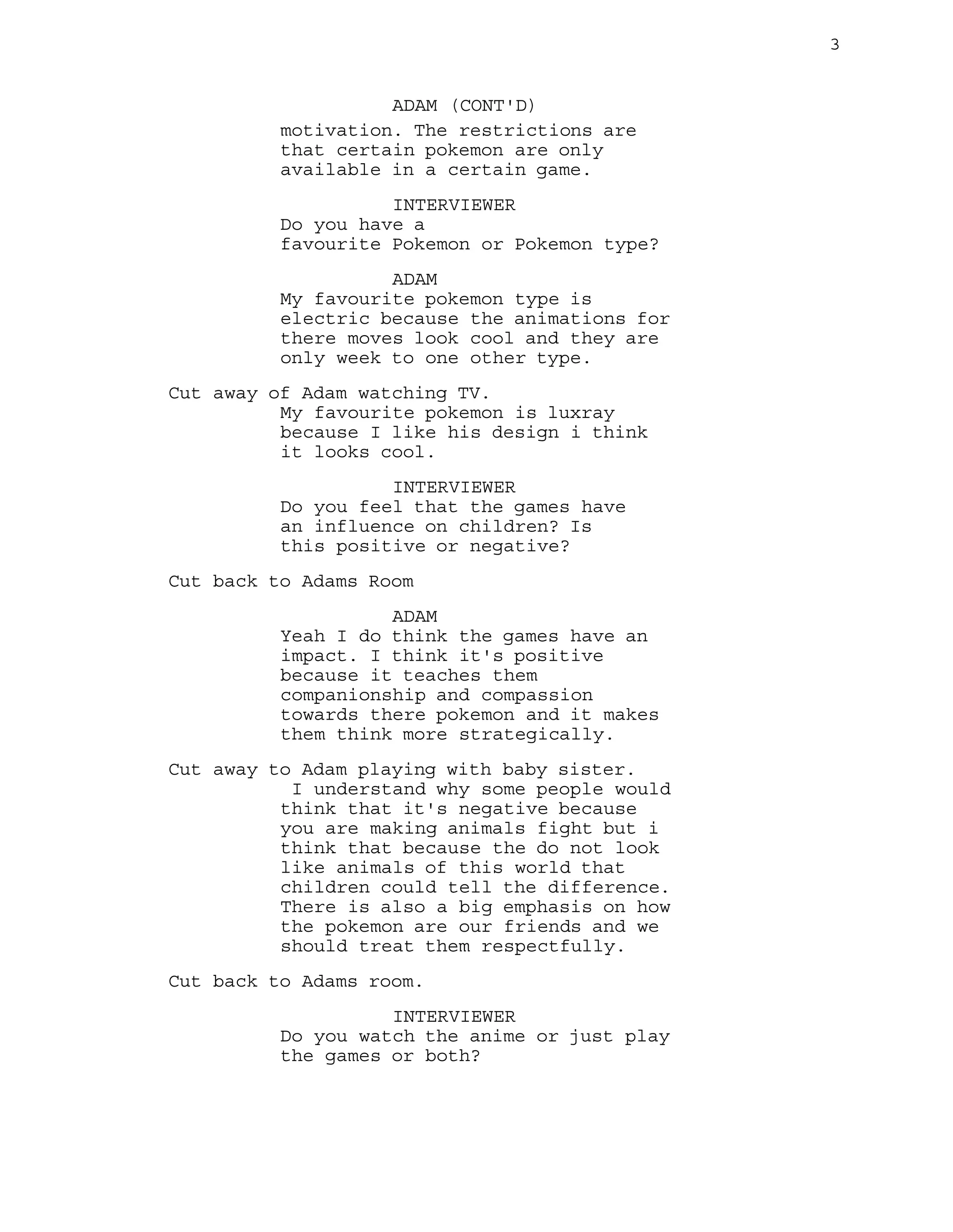 Documentary script 2nd draft | PDF