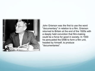 Documentary’s post 3 | PPTX