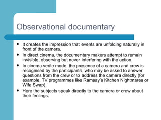 Documentary Structure | PPT