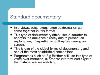 Documentary Structure | PPT