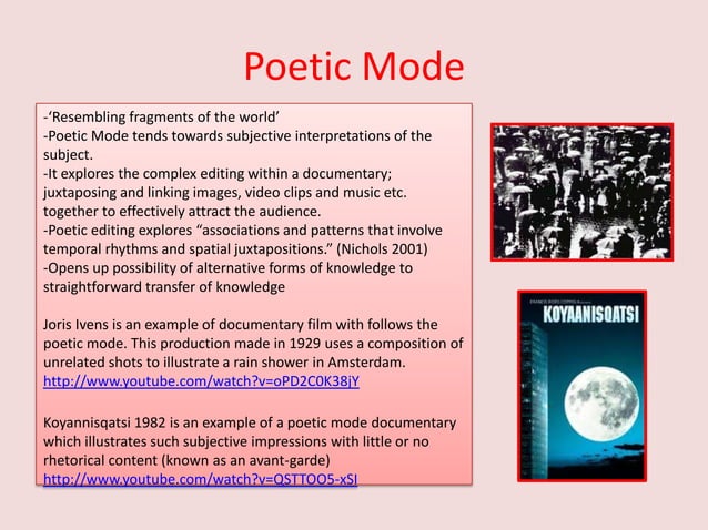 Documentary styles | PPTX