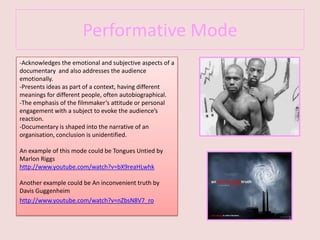 Documentary styles | PPTX