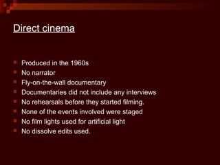 Documentary styles | PPT